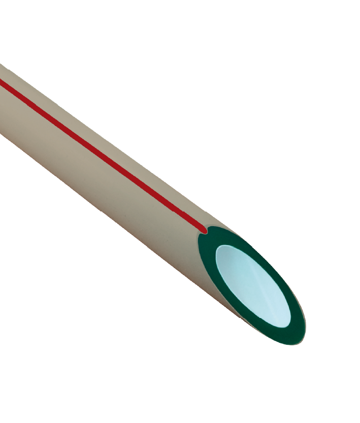 Polifusión » TUBERÍAS PP-R, S-3,2 PN-16, LÍNEA ROJA